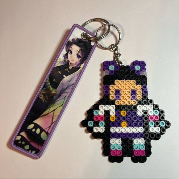 Accessories | Demon Slayer Shinobu Kocho Keychain Pixel Art Bundle ...